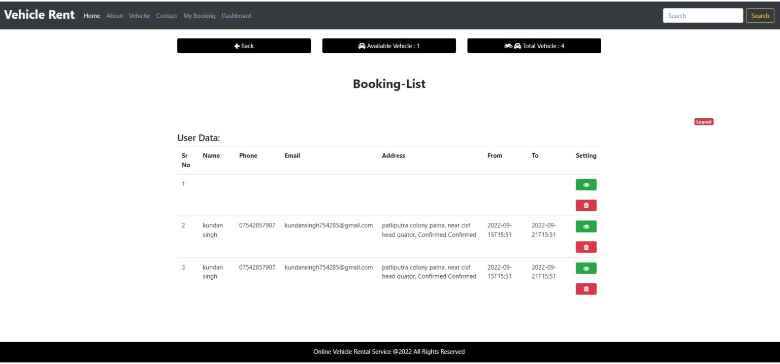 Css Html Mysql Php Php Projects School Projects 9173